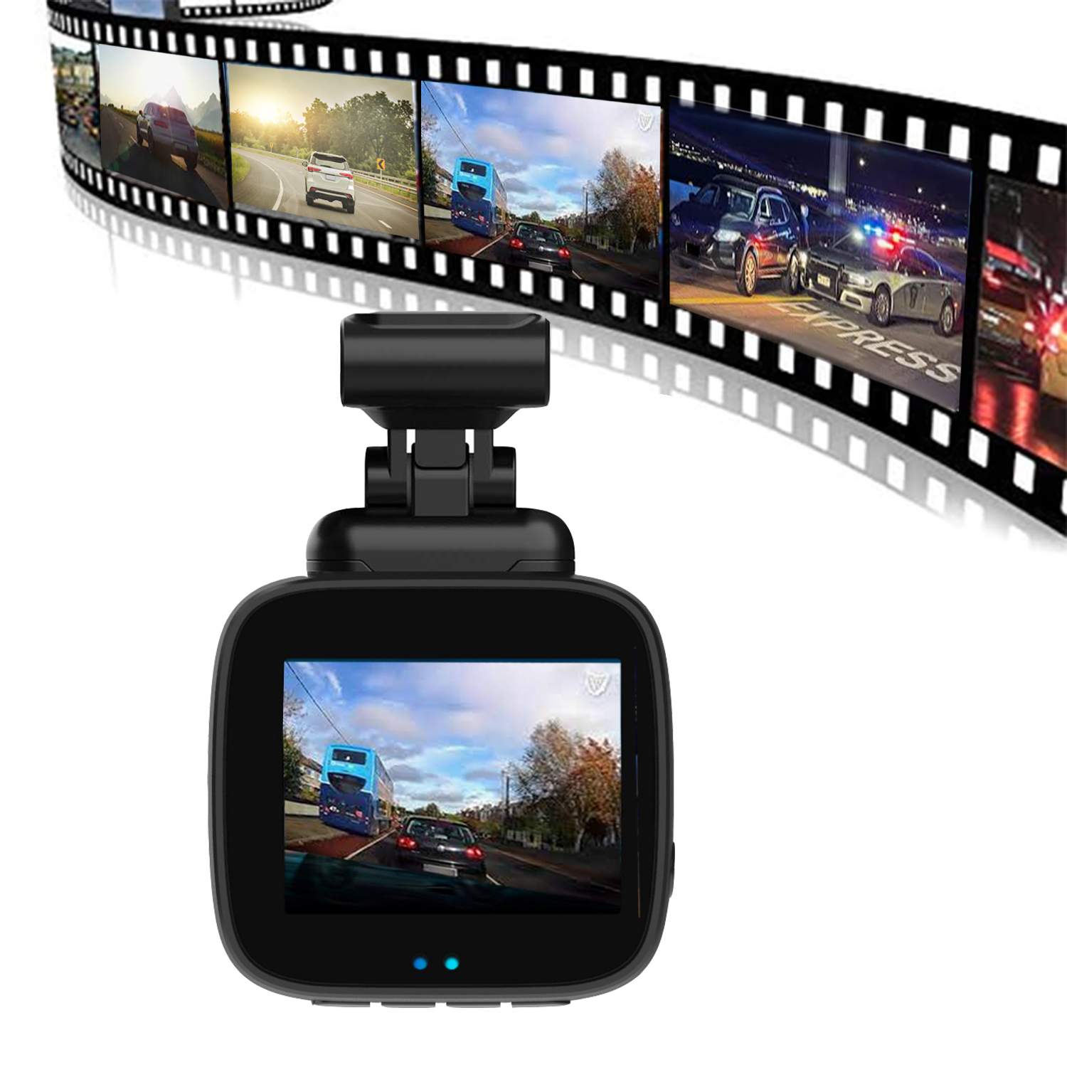 Orbit 500 1080P HD Wi-Fi Dash Cam - GekoGear