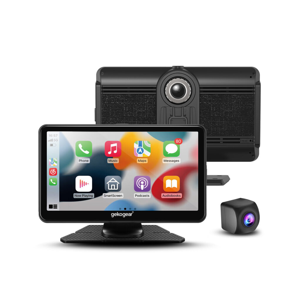 Orbit C110 7” Infotainment Display with Dash Cam and Backup Cam - GekoGear