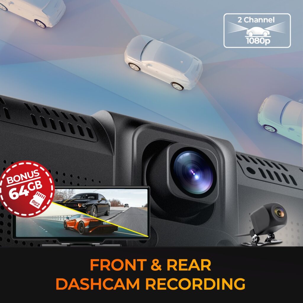 Orbit C120 10.26” Infotainment Display with Dash Cam and Backup Cam ...